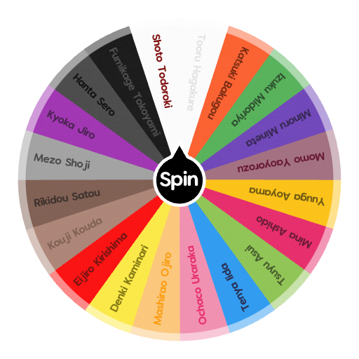 Class 1A (BNHA/MHA) | Spin the Wheel - Random Picker
