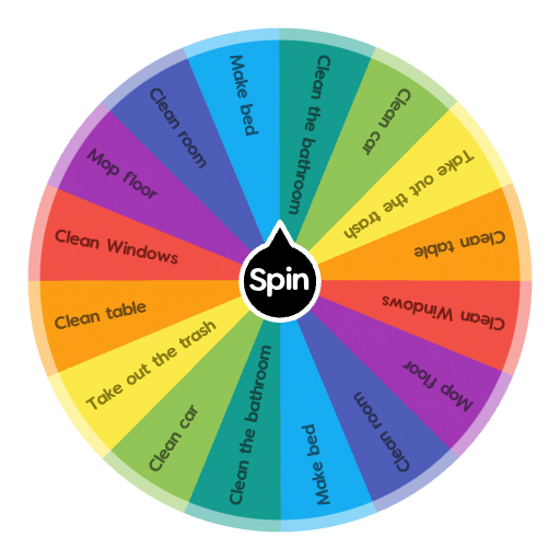 Clean the | Spin the Wheel - Random Picker