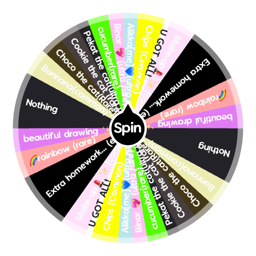 Collect all of the stuff in the wheel! | Spin The Wheel - Random Picker