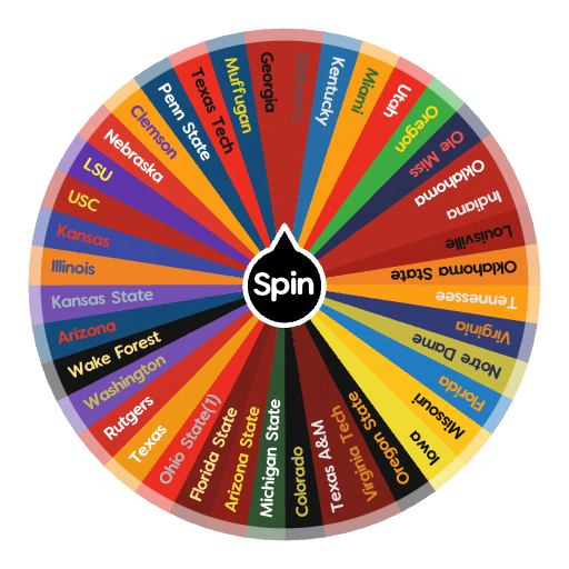 College football | Spin the Wheel - Random Picker