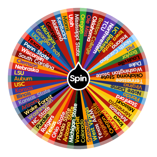 Colleges | Spin the Wheel - Random Picker