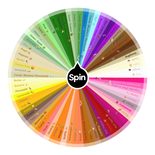 Colorful Food! 🌈 | Spin The Wheel App