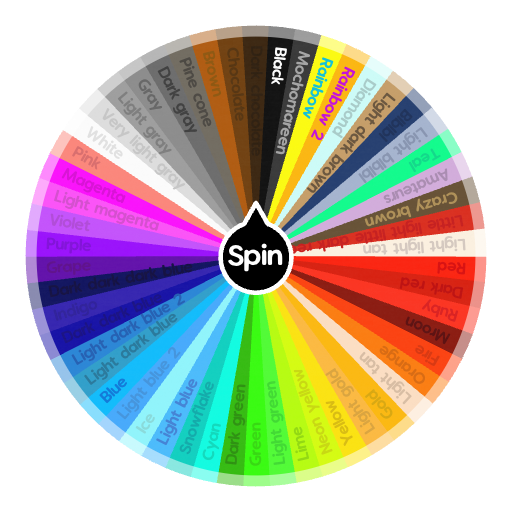 Colors (56) | Spin the Wheel - Random Picker