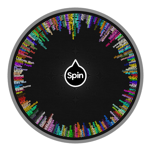 Colors (Probabbly The One With Most Colors) | Spin the Wheel - Random ...