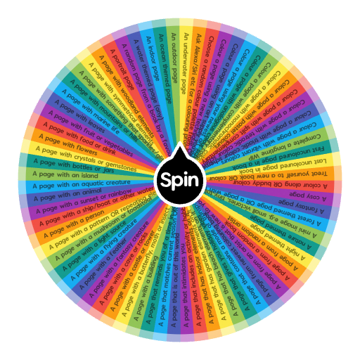 Colouring Prompts | Spin the Wheel - Random Picker