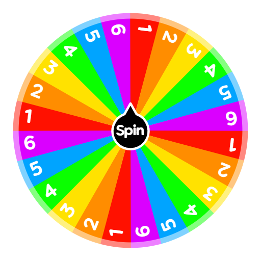 Colours of Numbers (Test) | Spin the Wheel - Random Picker