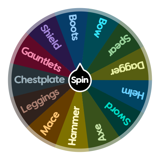 Conan Legendary item class selection. | Spin The Wheel App