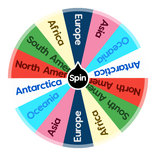 Continent | Spin The Wheel - Random Picker