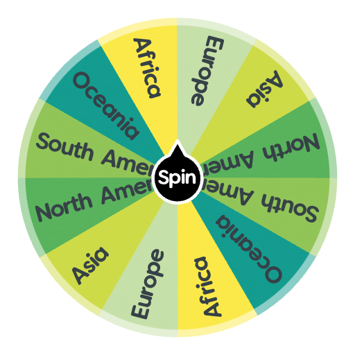 Continents | Spin the Wheel - Random Picker