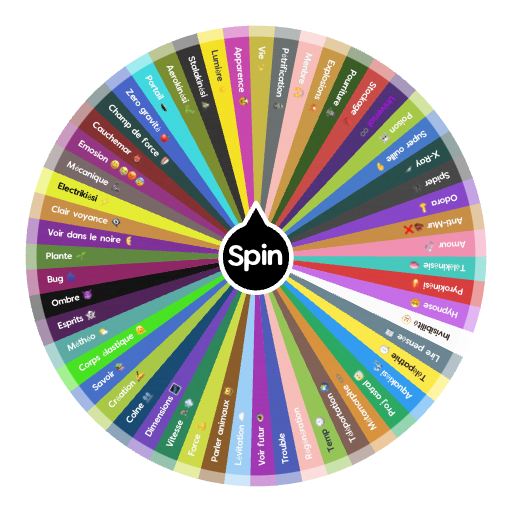 Super pouvoir 🌟 | Spin the Wheel - Random Picker