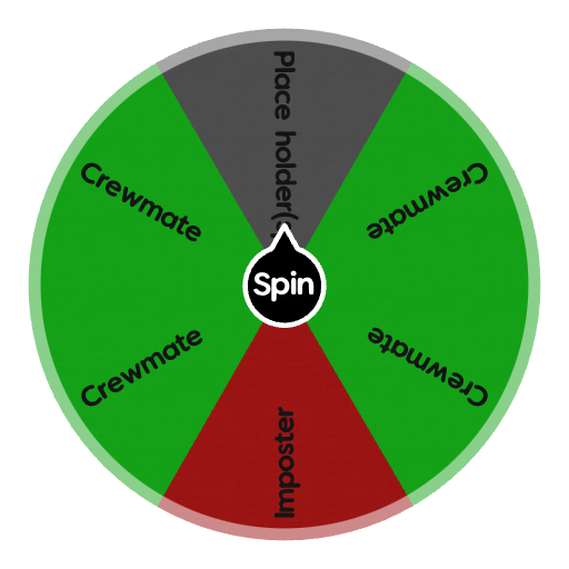 Copy of Among us picker (five people) | Spin The Wheel App