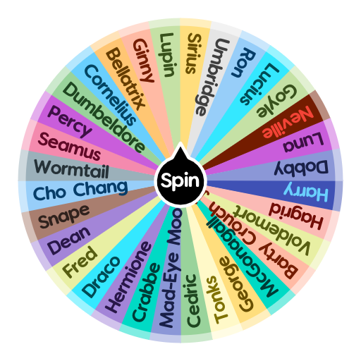 Which Harry Potter character are you ? | Spin The Wheel - Random Picker