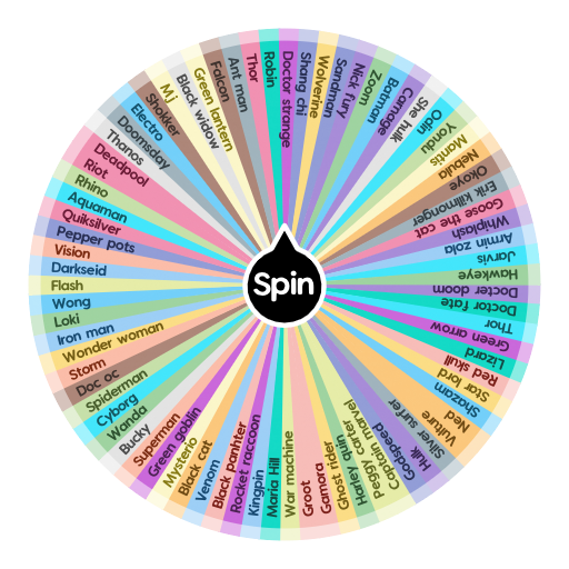 DC/Marvel | Spin the Wheel - Random Picker
