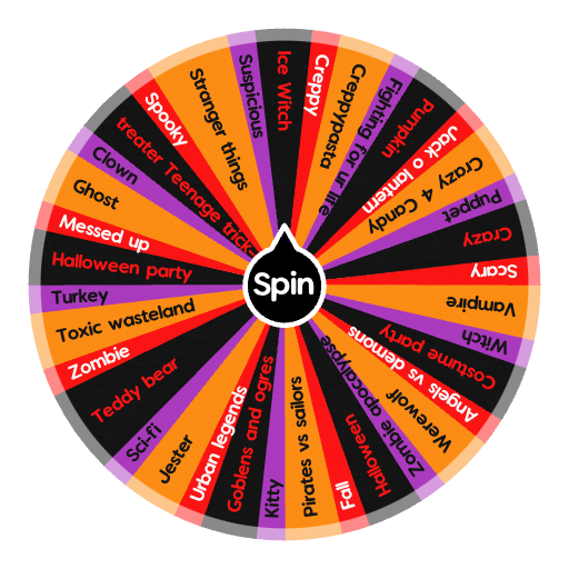 DTI themes but Halloween edition | Spin the Wheel - Random Picker