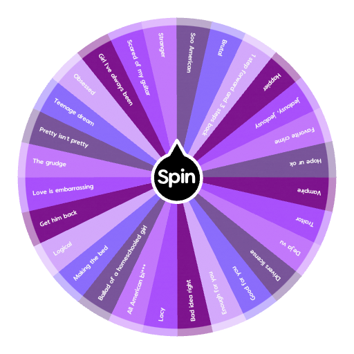 Olivia Rodrigo songs💅🏻 | Spin the Wheel - Random Picker