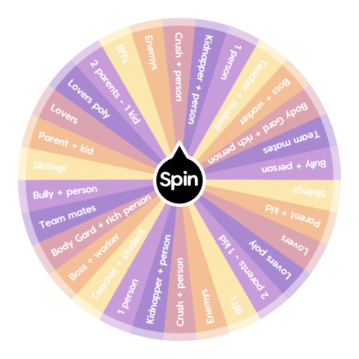 Relationships | Spin the Wheel - Random Picker