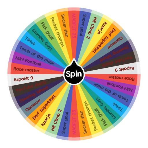 Welke game moet DE GG doen??? | Spin the Wheel - Random Picker