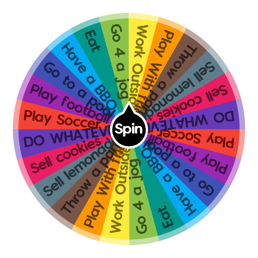 What To do outside | Spin the Wheel - Random Picker