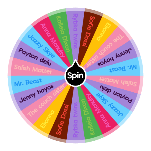 YouTuber wheel | Spin the Wheel - Random Picker