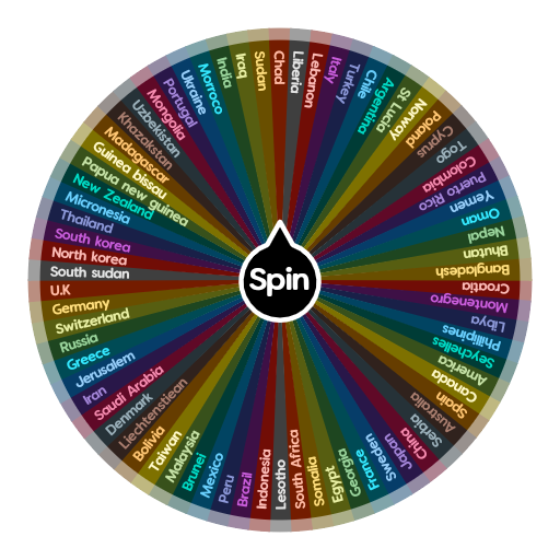 Countries | Spin the Wheel - Random Picker