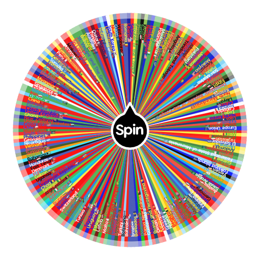 countries and islands in the world | Spin the Wheel - Random Picker