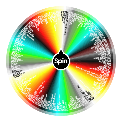 Countries big to small | Spin the Wheel - Random Picker