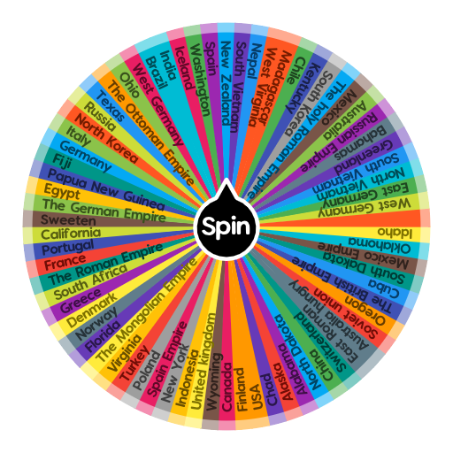 Countries +history countries +state | Spin the Wheel - Random Picker