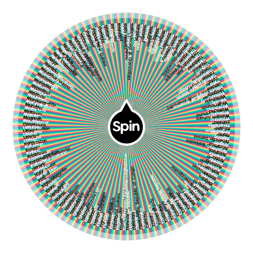 Countries in the world (super detailed) | Spin the Wheel - Random Picker