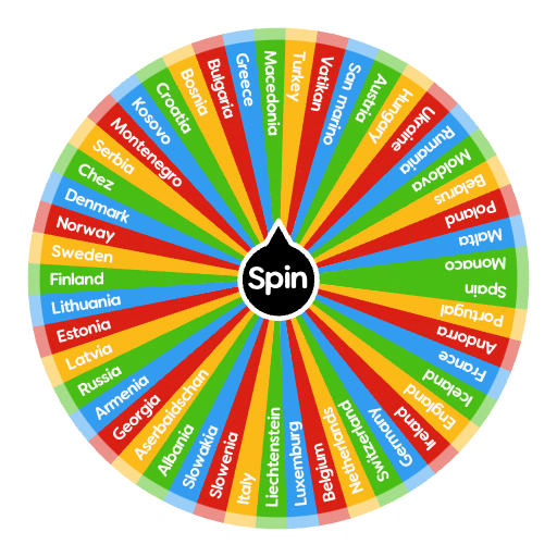 Countries of Europe | Spin the Wheel - Random Picker