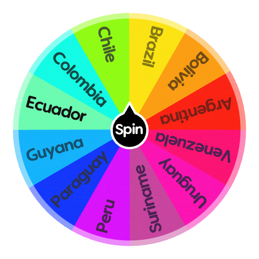 Countries of south America | Spin the Wheel - Random Picker