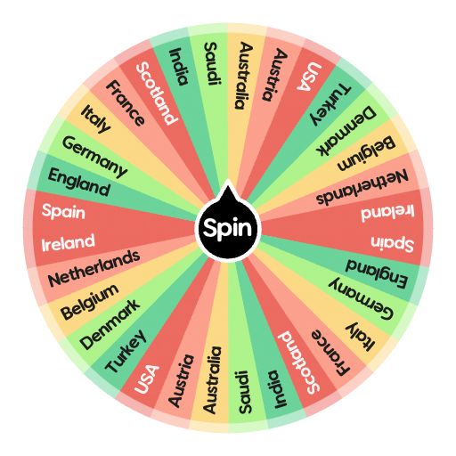 Countries on FIFA | Spin the Wheel - Random Picker