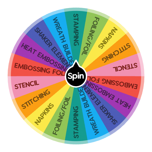 CRAFTING - CARD TECHNIQUE | Spin the Wheel - Random Picker
