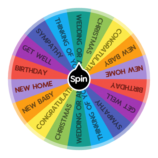 CRAFTING - CARD THEME | Spin the Wheel - Random Picker
