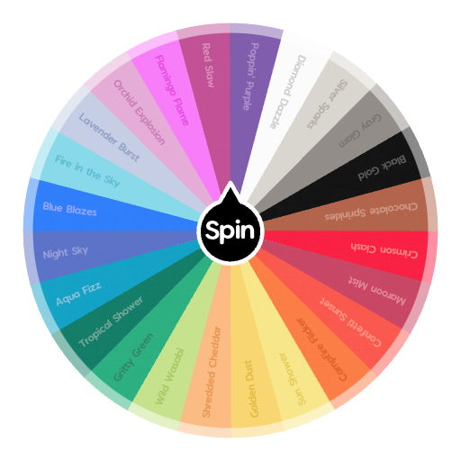 Crayola: Glitter Crayons (2019) | Spin the Wheel - Random Picker