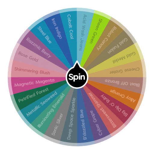 Crayola: Metallic FX Crayons (2019) | Spin the Wheel - Random Picker