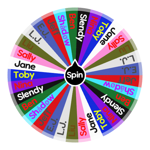 Creepypasta Spin The Wheel Random Picker