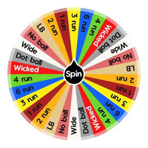 Cricket bat and ball | Spin the Wheel - Random Picker
