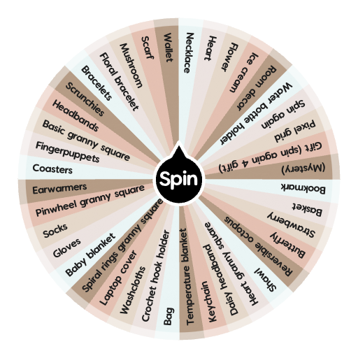 Crochet ideas | Spin the Wheel - Random Picker