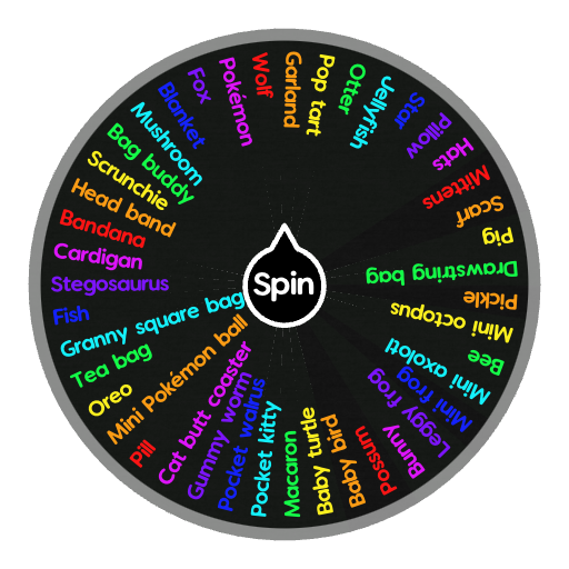 Crochet stuff | Spin the Wheel - Random Picker