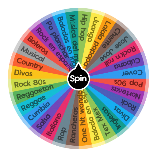 Cual quiere que le cante | Spin the Wheel - Random Picker