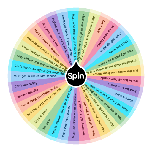 Curse run-Dandys World | Spin the Wheel - Random Picker