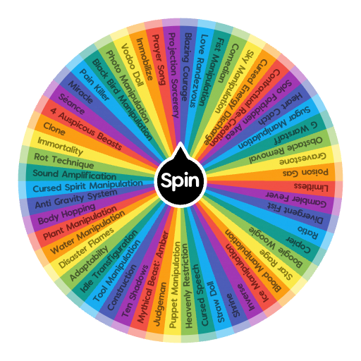 Cursed Techniques JJK | Spin the Wheel - Random Picker