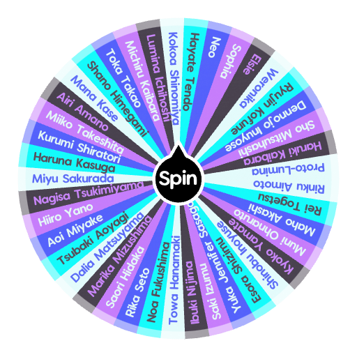 D4DJ Characters (INCLUDES SIDE CHARACTERS) | Spin the Wheel - Random Picker