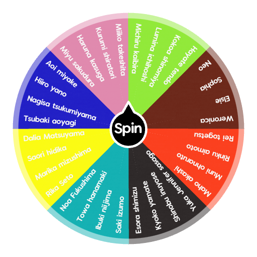 D4DJ characters | Spin the Wheel - Random Picker