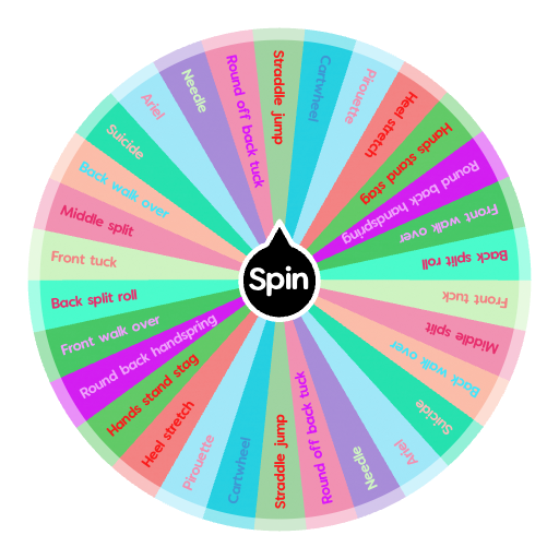 Dance moves / gymnastics 🤸‍♀️ 🤸💗💓🥇 | Spin The Wheel - Random Picker