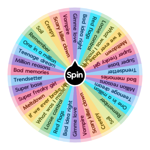 Dance song ideas | Spin the Wheel - Random Picker