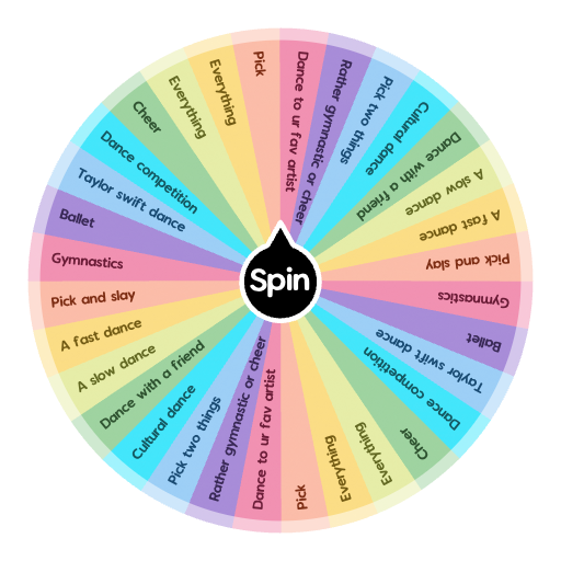 Dance stuff | Spin the Wheel - Random Picker