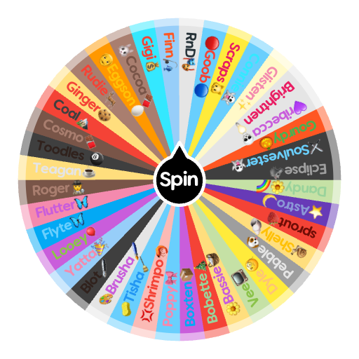 🌼Dandy world all characters🌼 (🎃 gourdy update) | Spin The Wheel ...