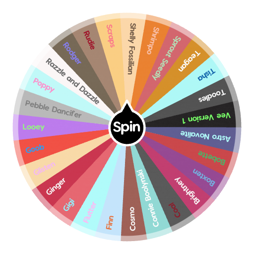 Dandys World: What toon should I play? | Spin the Wheel - Random Picker