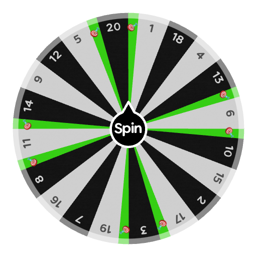 Darts Game (🎯= bullseye) | Spin The Wheel - Random Picker